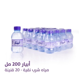 ABYAR WATER 200 ml × 20PC | Al Rawdatain